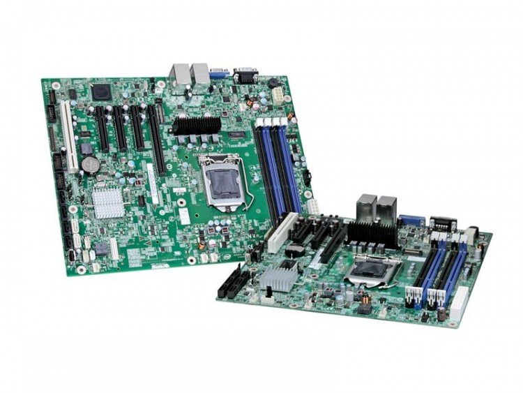 PLACA MAE INTEL P/ SERVIDOR (1155) - S1200BTL VIDEO/REDE